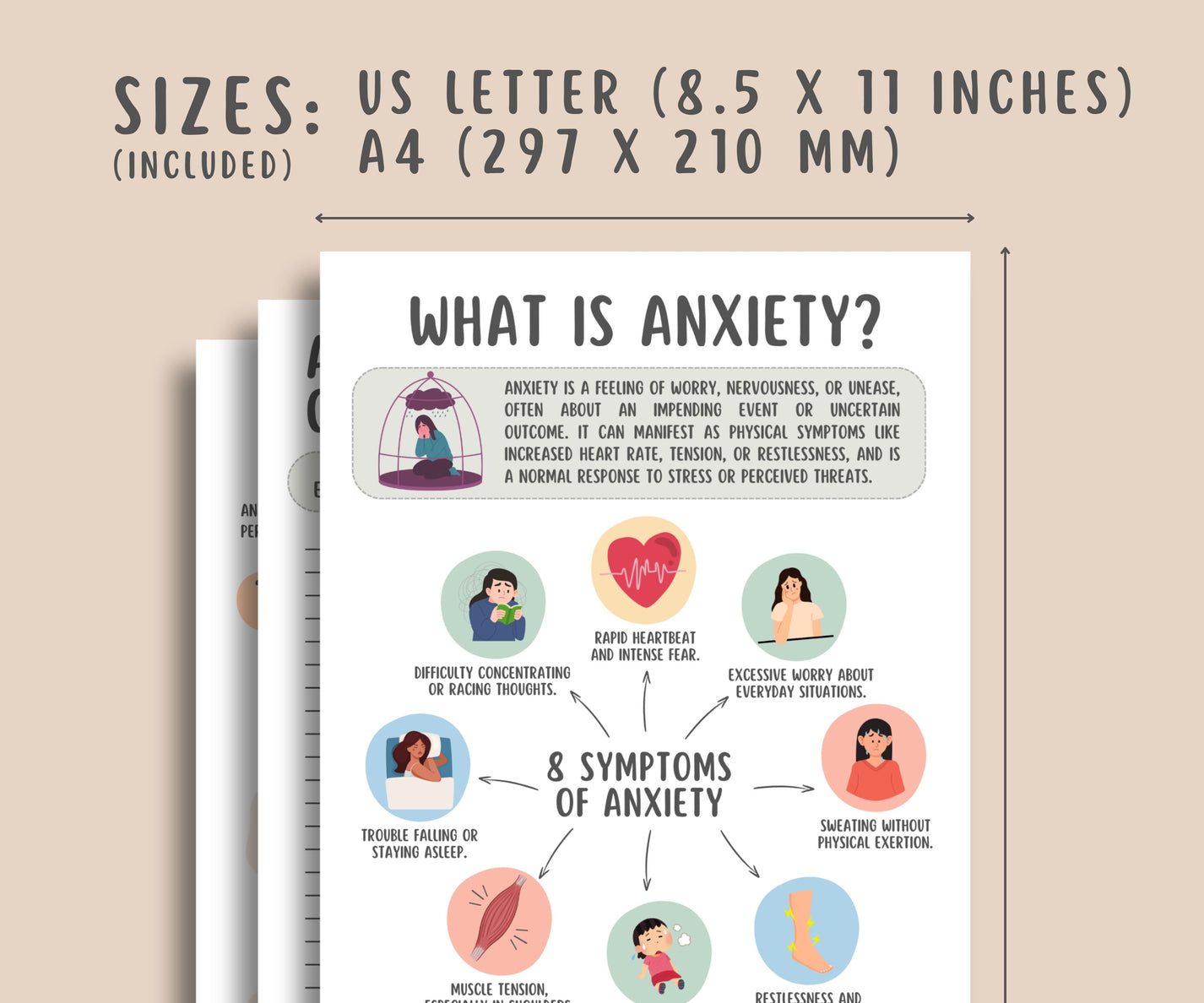 25 Anxiety Management Worksheets For Adults – MindSpace