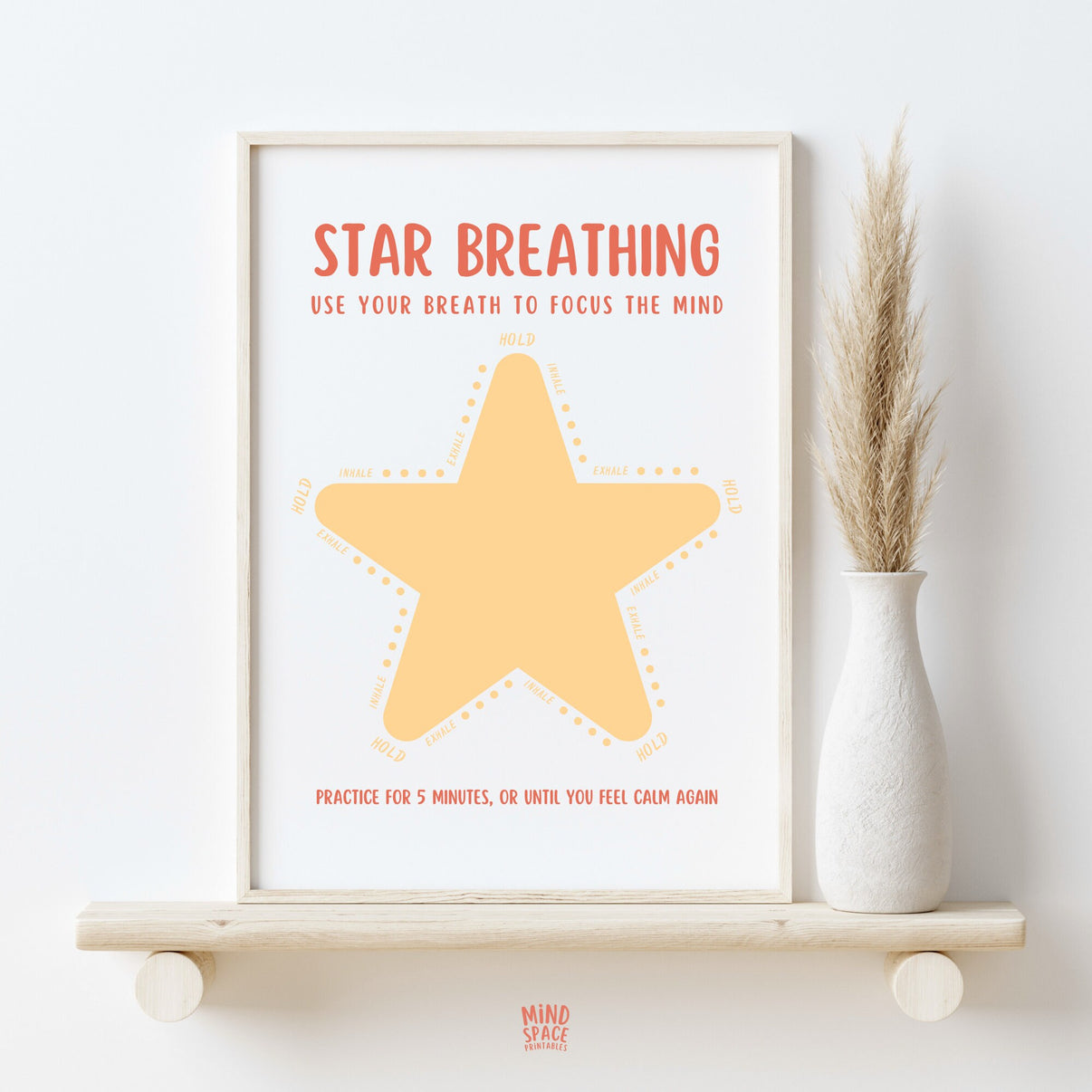 Star Breathing Poster – MindSpacePrintables