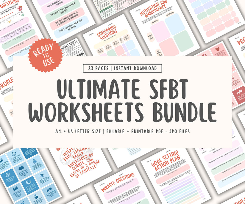 Solution Focused Therapy Worksheets – MindSpace