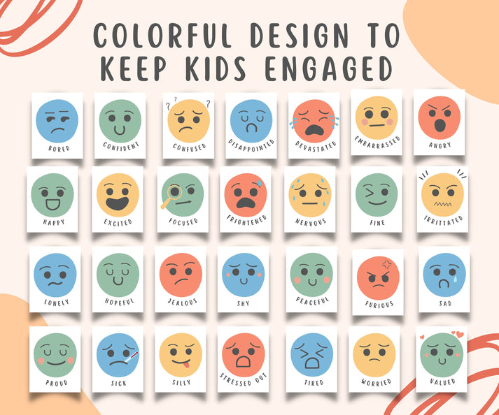 28 Feelings Flashcards for Kids & Teens – MindSpace