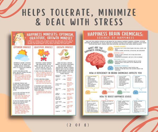 Mental Health Coping Skills Printable Bundle for Kids & Teens – MindSpace