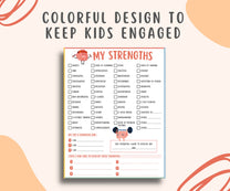 My Strengths Worksheet for Kids & Teens – MindSpace