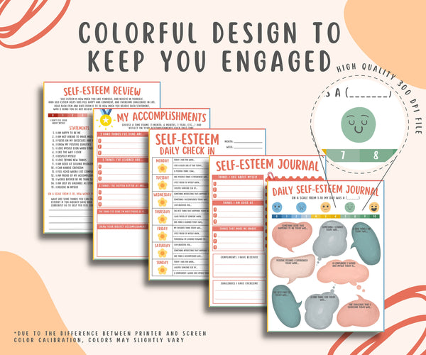 25 Self Esteem Worksheets for Kids & Teens – MindSpace