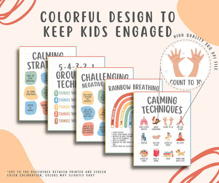 50 Calming Corner Poster Bundle – MindSpace