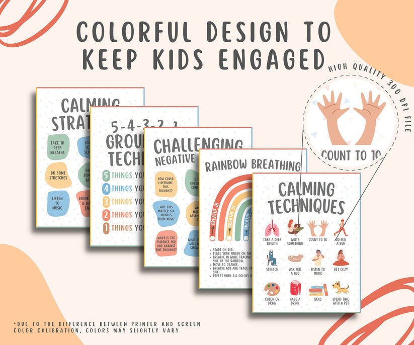 50 Calming Corner Poster Bundle – MindSpace