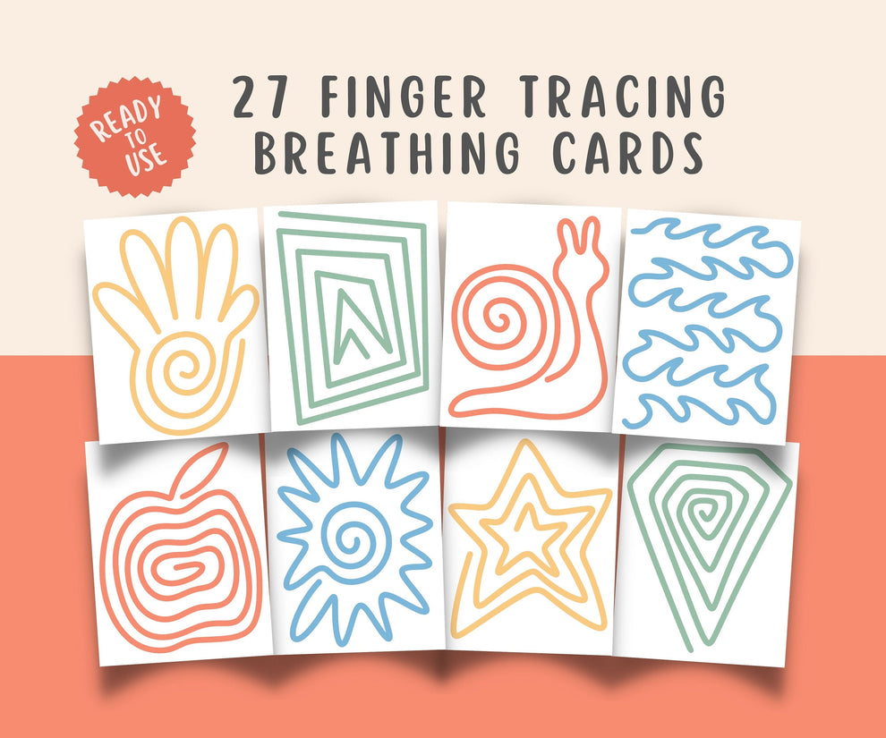 27 Finger Tracing Breathing Cards for Kids & Teens – MindSpace