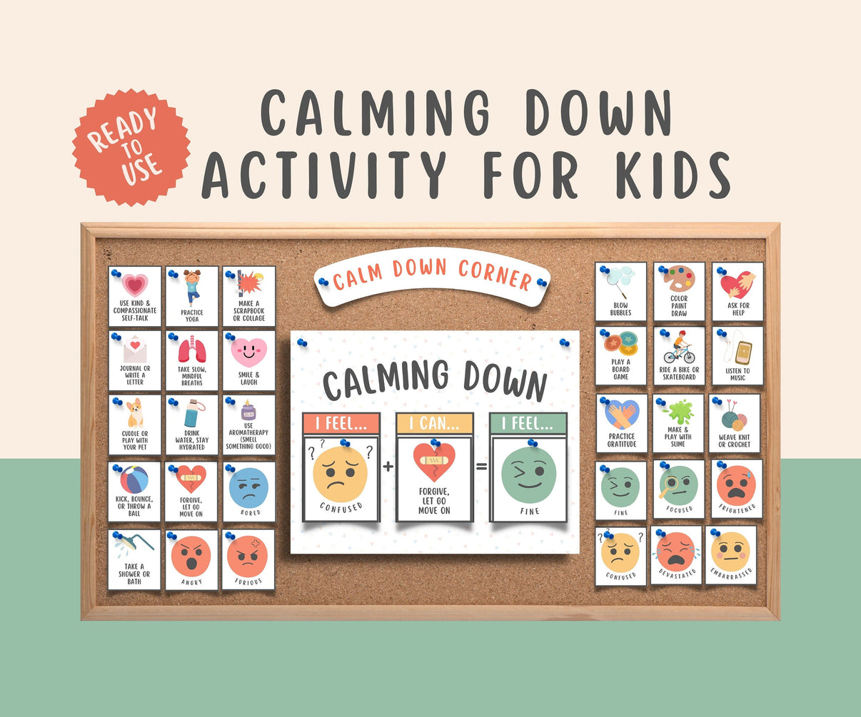 Calm Down Corner Activity for Kids & Teens – MindSpacePrintables
