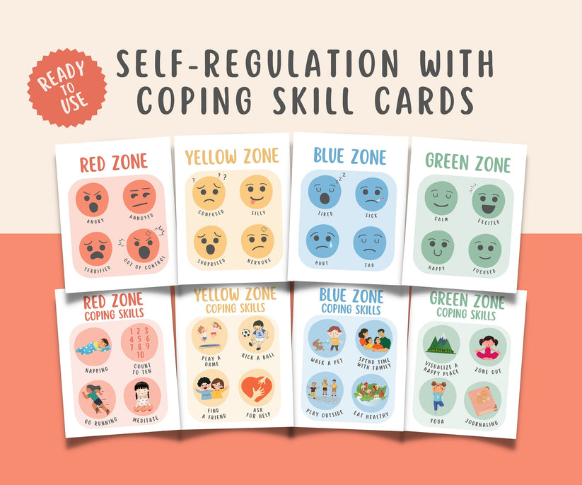 Zones of Self-Regulation Flashcards – MindSpace
