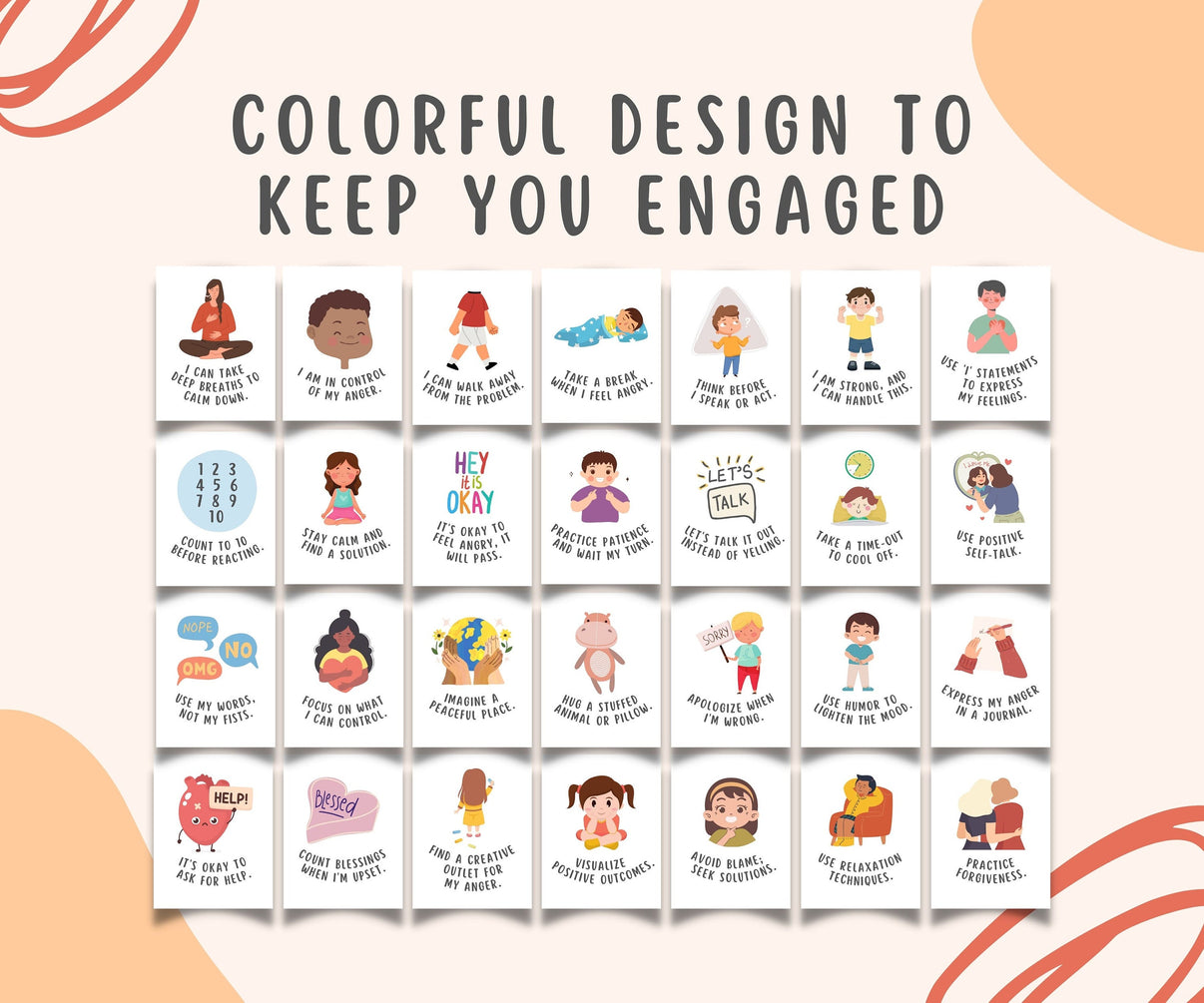 28 Anger Coping Skills Flashcards – MindSpace