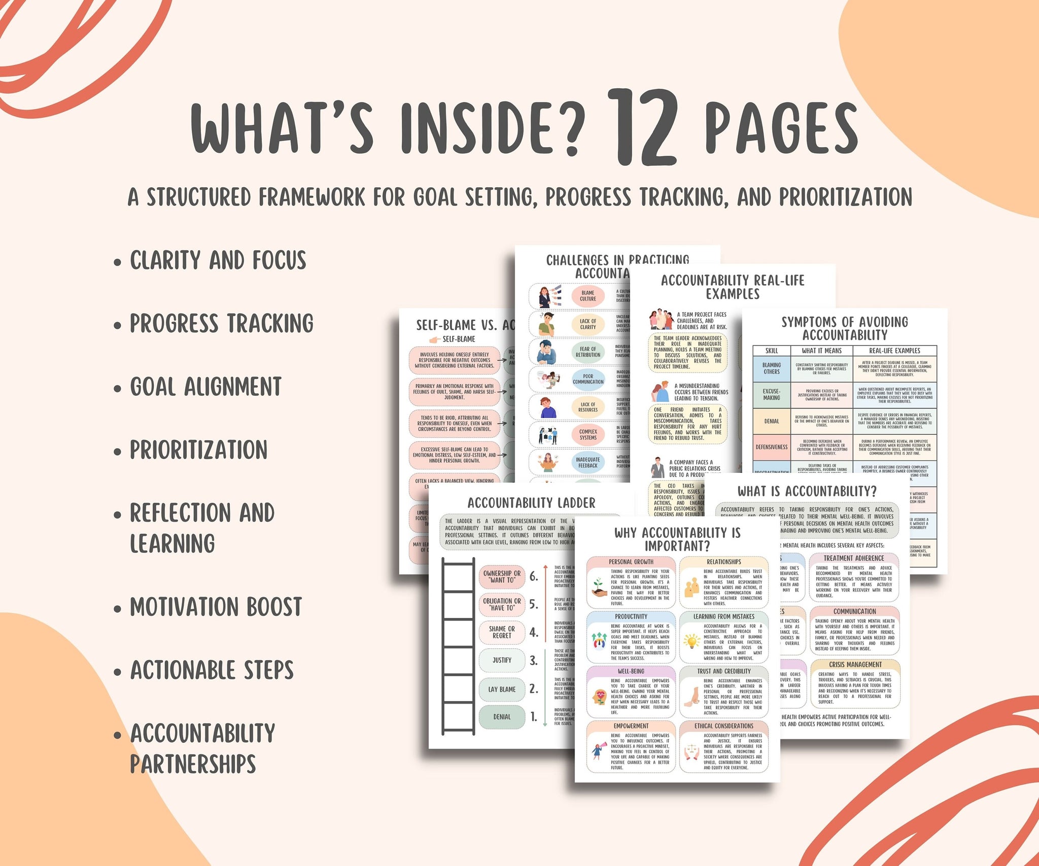 Accountability Worksheets – MindSpace