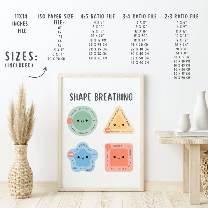 Shape Breathing Poster – MindSpace