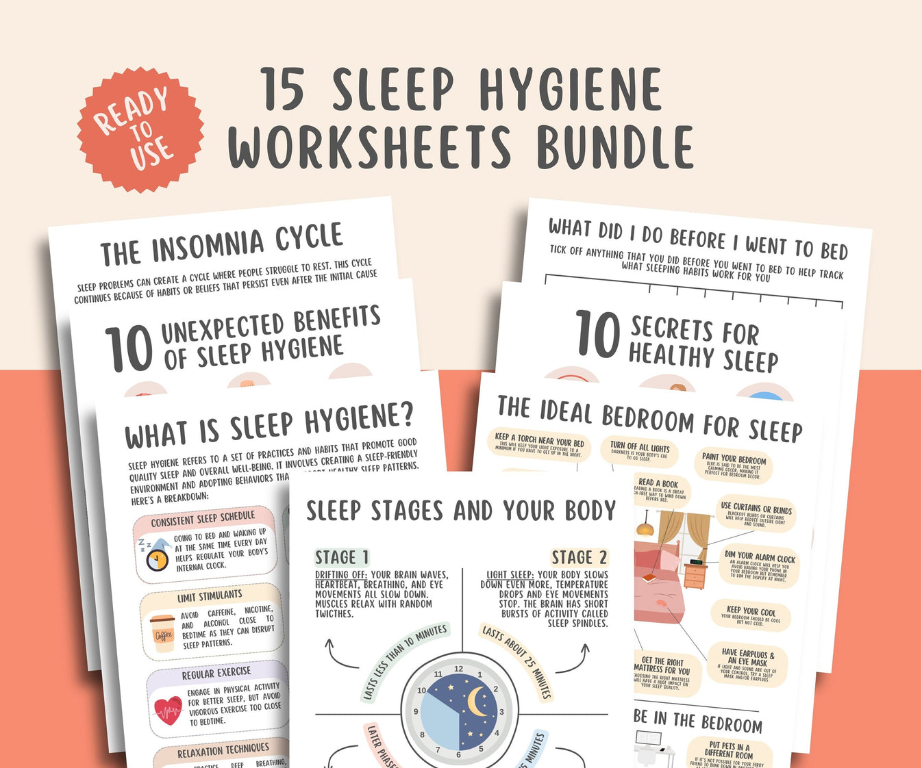 15 Sleep Hygiene Worksheets – MindSpace
