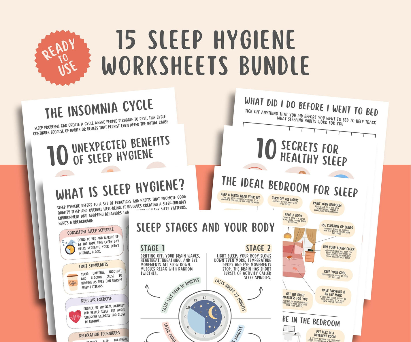 15 Sleep Hygiene Worksheets – MindSpace