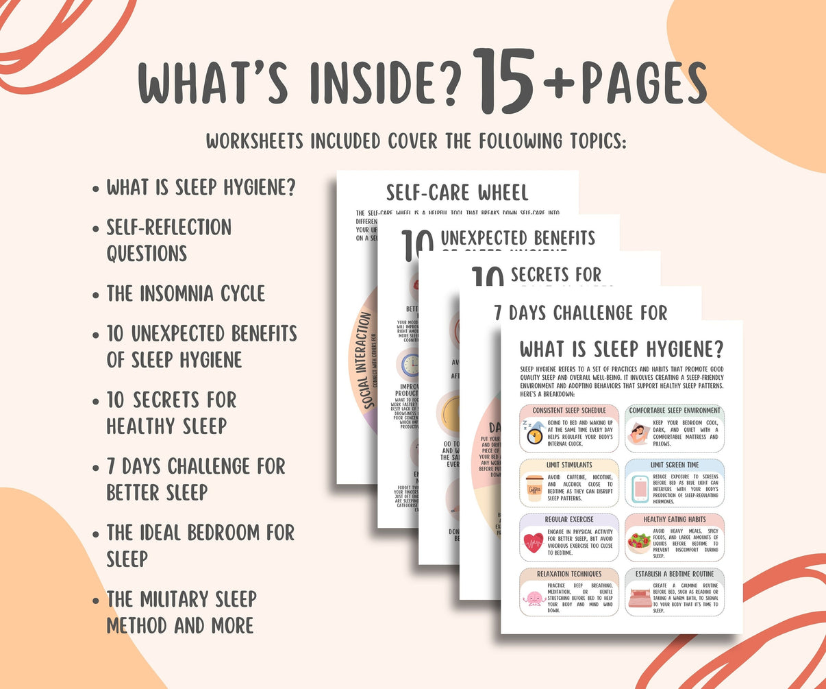 15 Sleep Hygiene Worksheets – MindSpace