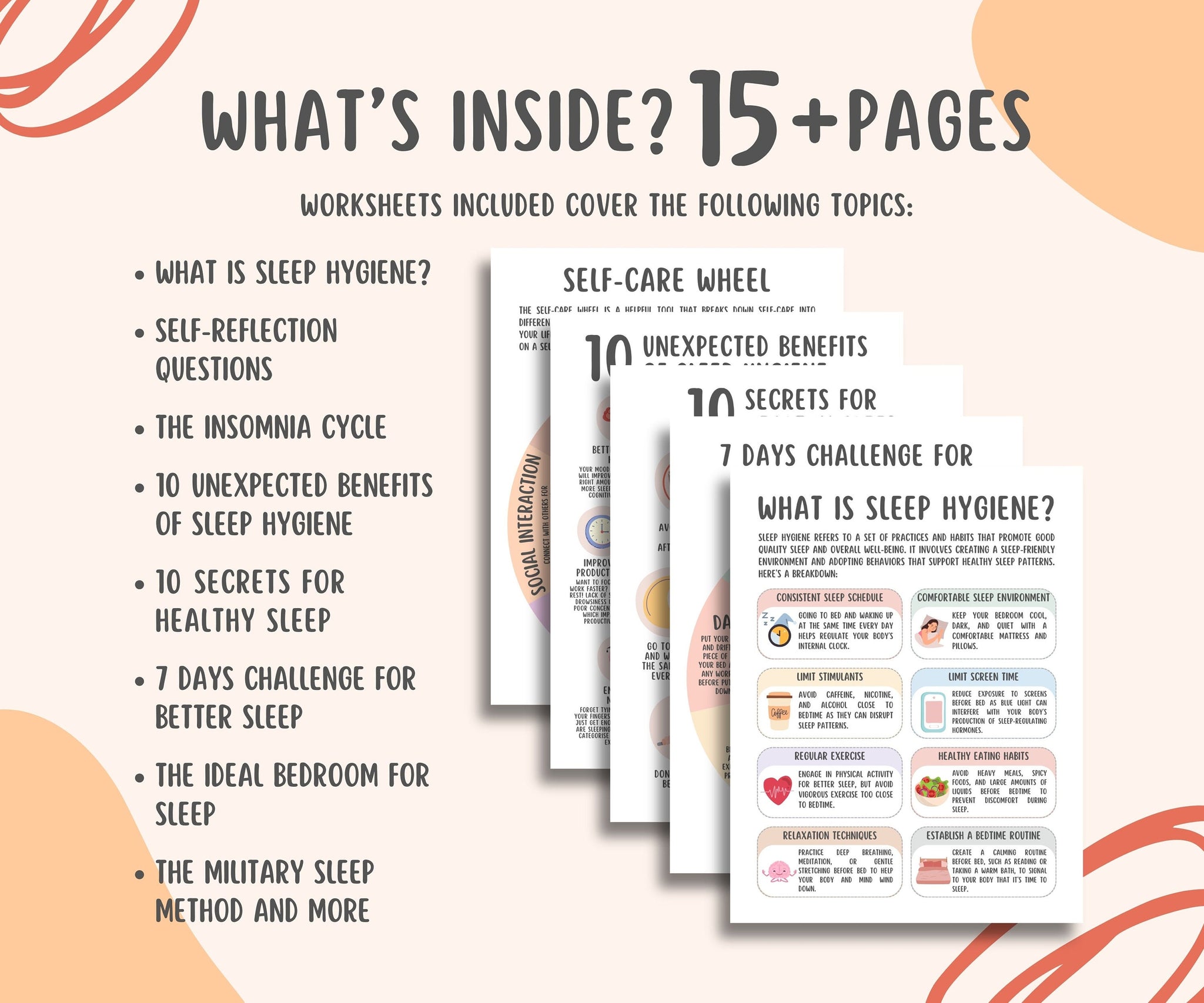 15 Sleep Hygiene Worksheets – MindSpace