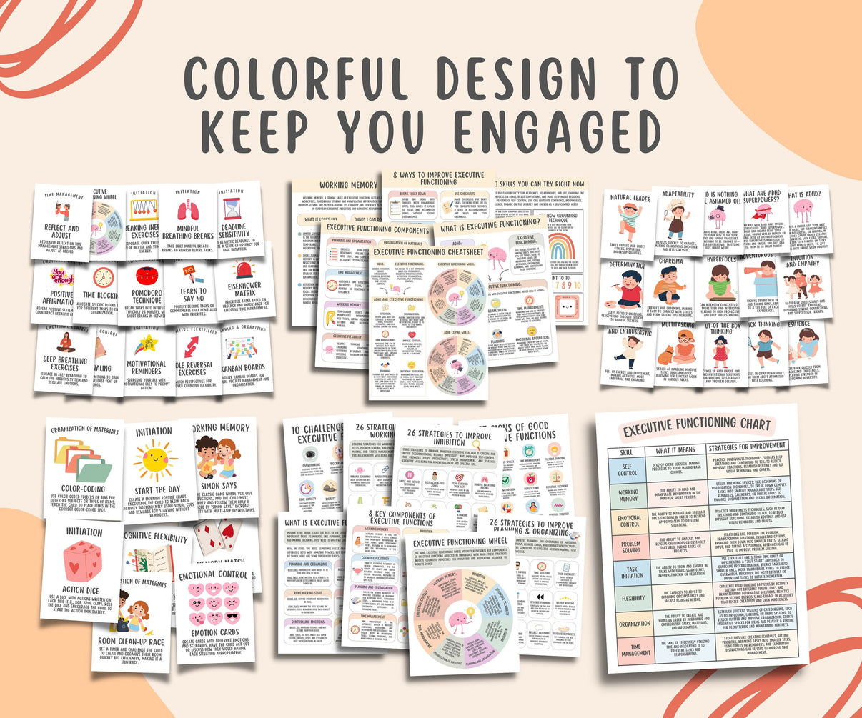 ADHD Executive Functioning Bundle (250+ Items) – MindSpace