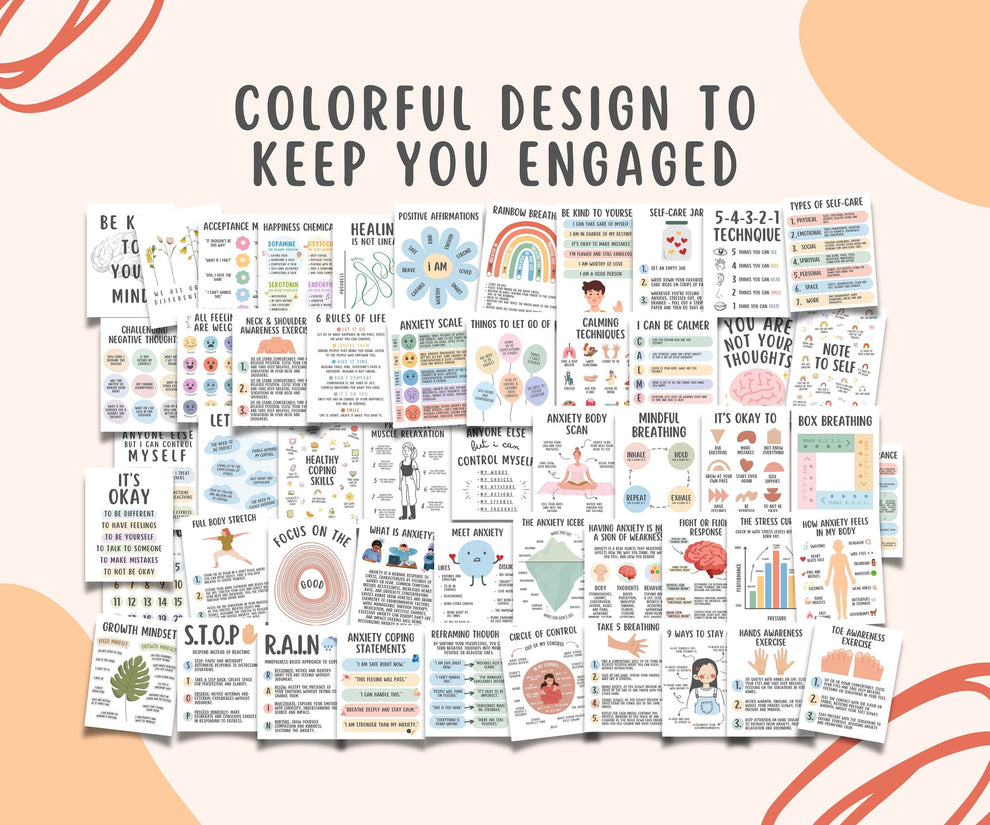 52 Anxiety Coping Skill Cards – MindSpace